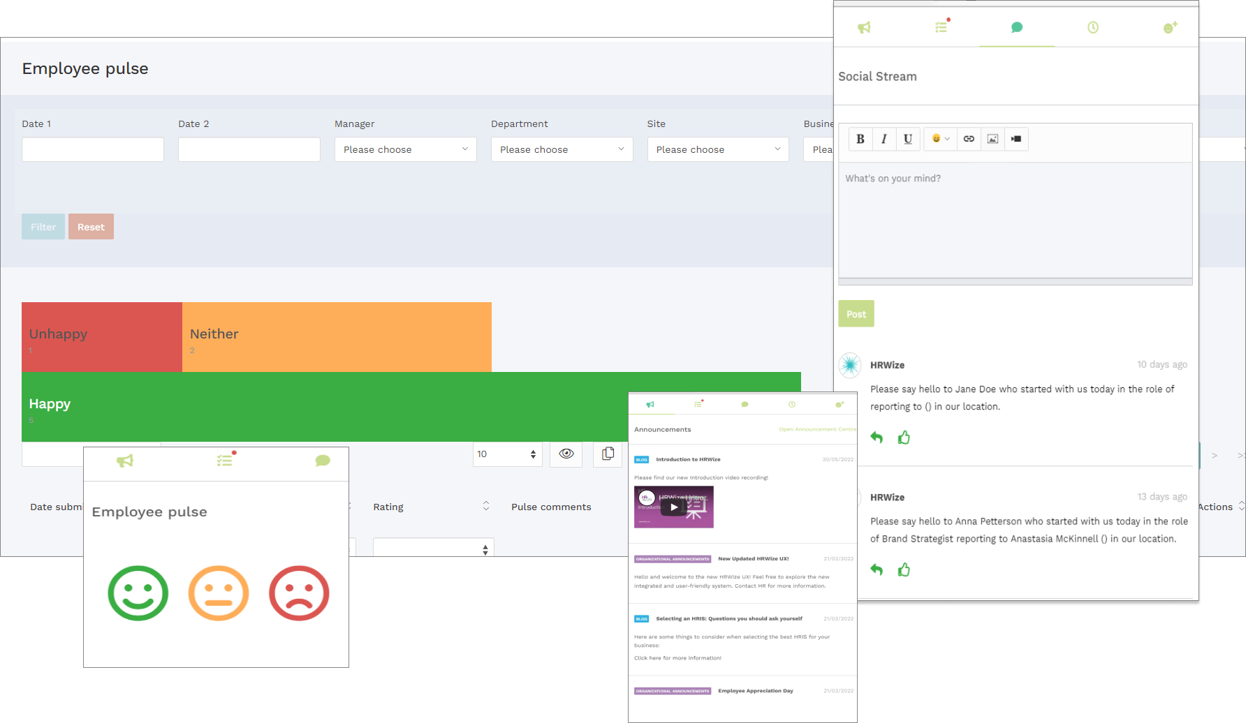 Employee Self Service (ESS) | HRIS Platform | HRWize